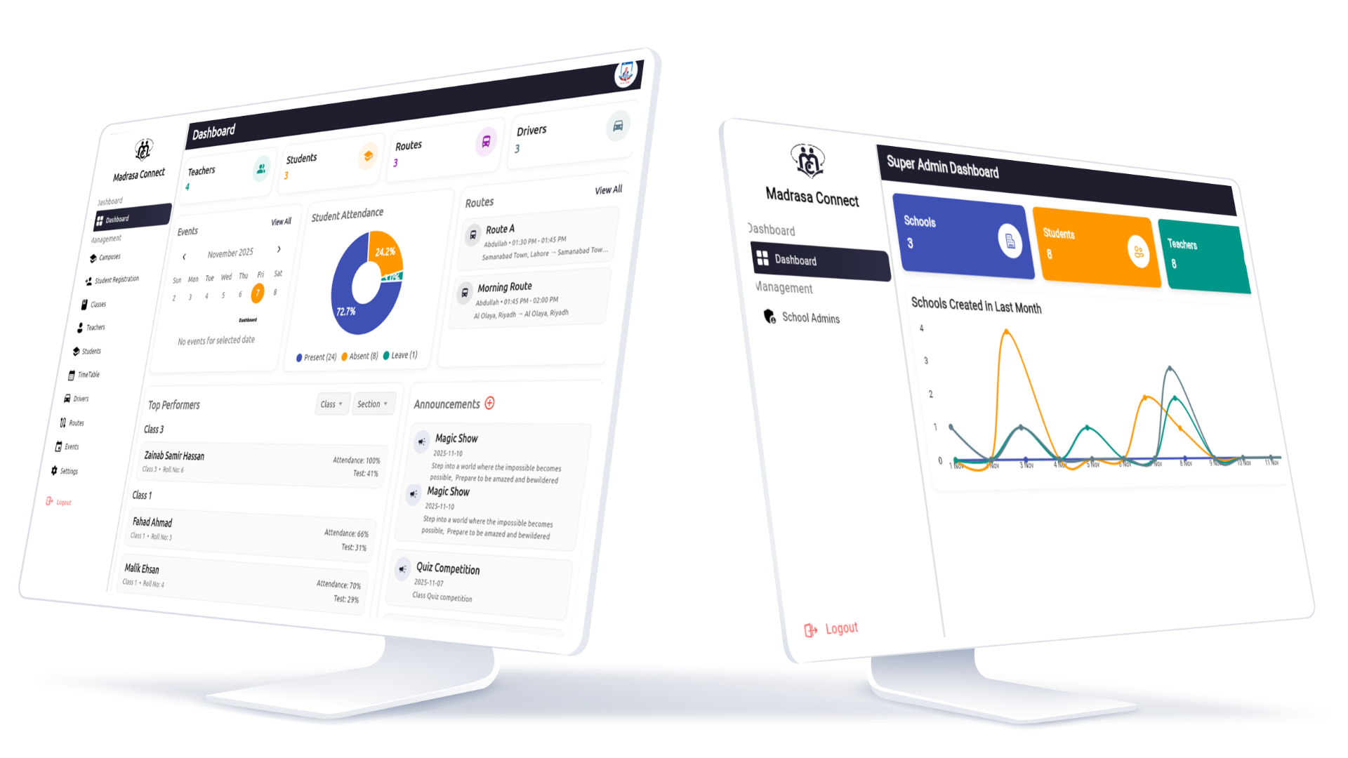 Madrasa Connect — Complete School & Madrasa Management System